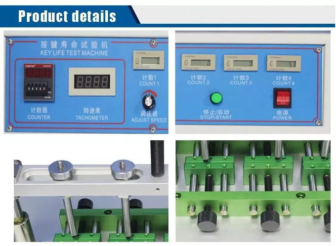 Computer Keyboard Keys Testing Machine Button Life Tester
