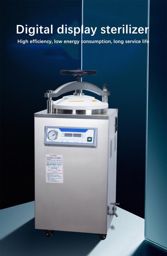 134 Degree 100L Autoclave Laboratory Steam Sterilizer AC220V