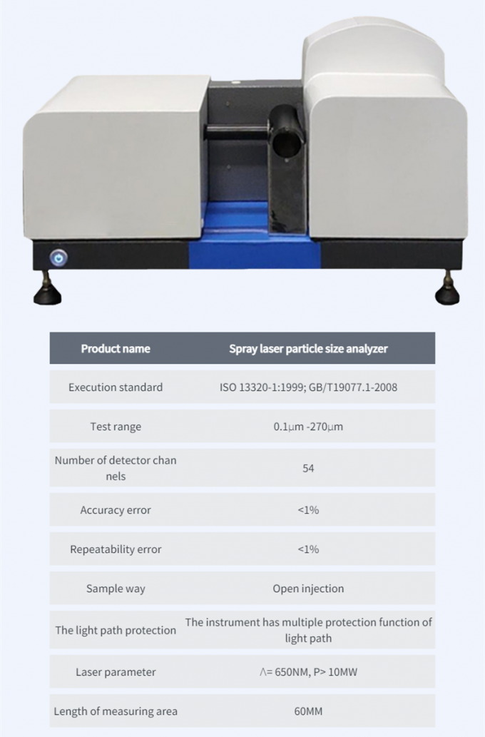 Portable Laser Diffraction Analysis Soil Particle Size Analyzer