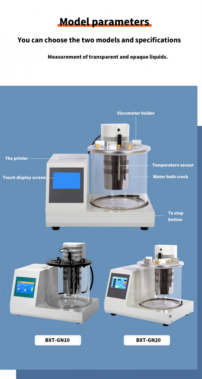 Constant Temperature Bath Kinematic Viscometer For Petroleum Products