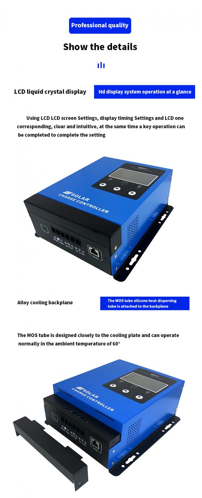 12V 24V 48V MPPT Controller Photovoltaic Charger With External ...