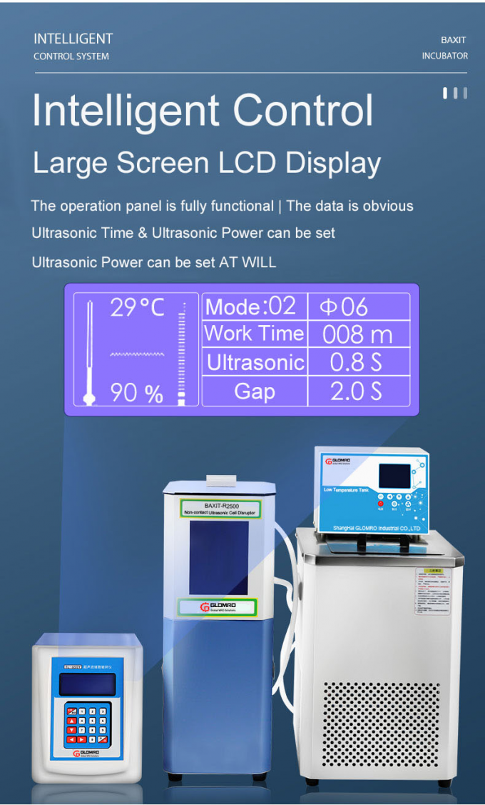 Non Contact Ultrasonic Cell Disruption Homogenizer LCD Display Cell ...