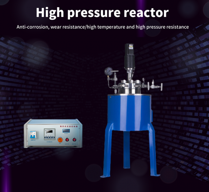 Non Lifting Type High Temperature / Pressure Reactor Stainless Steel ...