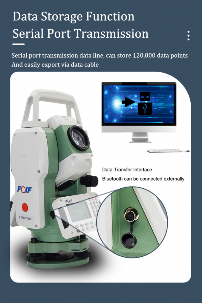 Multi-Language FOIF RTS112SR10 Reflectorless Total Station For ...