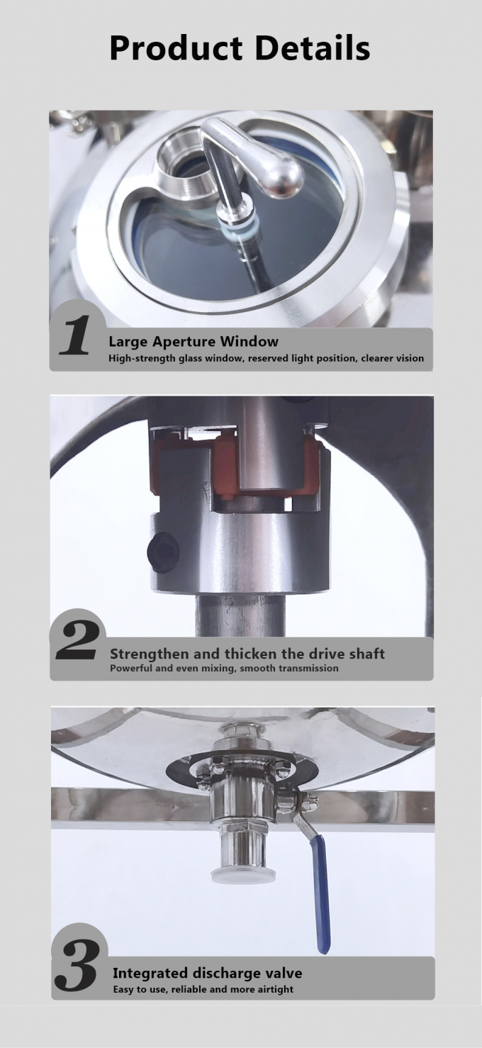 Chemical Laboratory Reaction Kettle High Temperature Stainless Steel ...