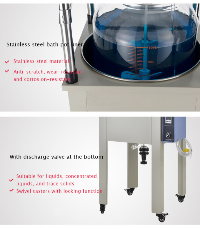 Chemical Industrial Glass Reactor Jacketed Bioreactor Jacketed Vessel