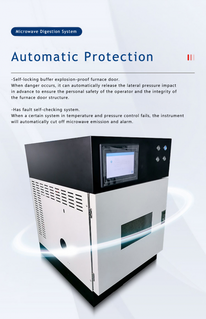High Throughput Intelligent Microwave Digestion Instrument With Safety ...