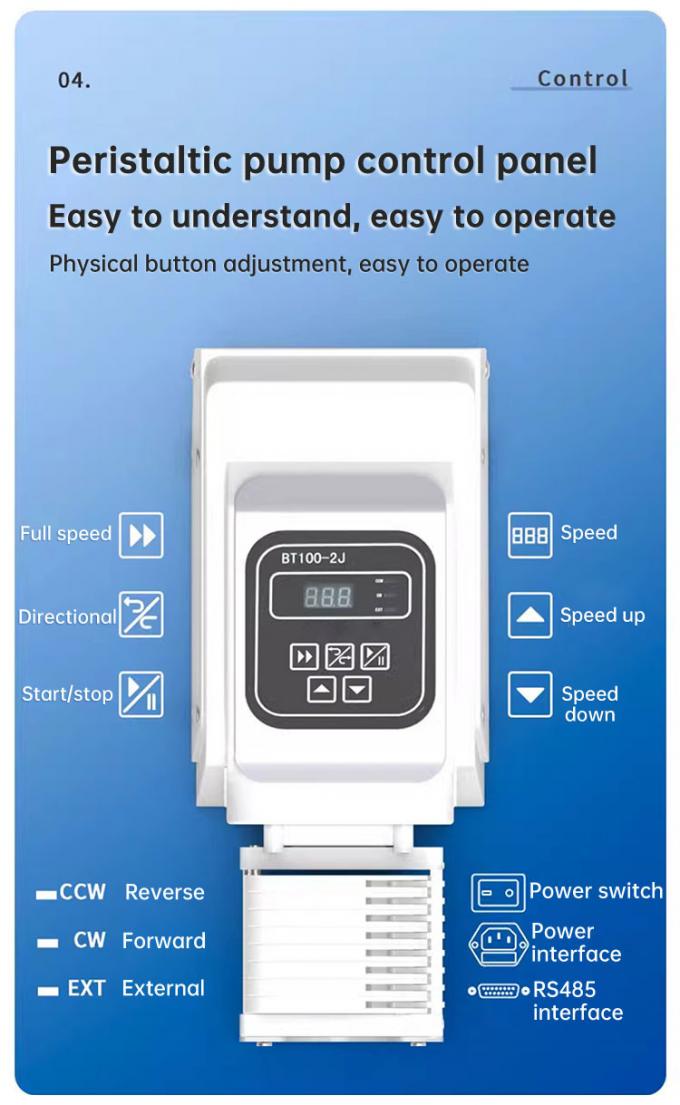Peristaltic Pump For Automatic Liquid Dosing System Ph Controller