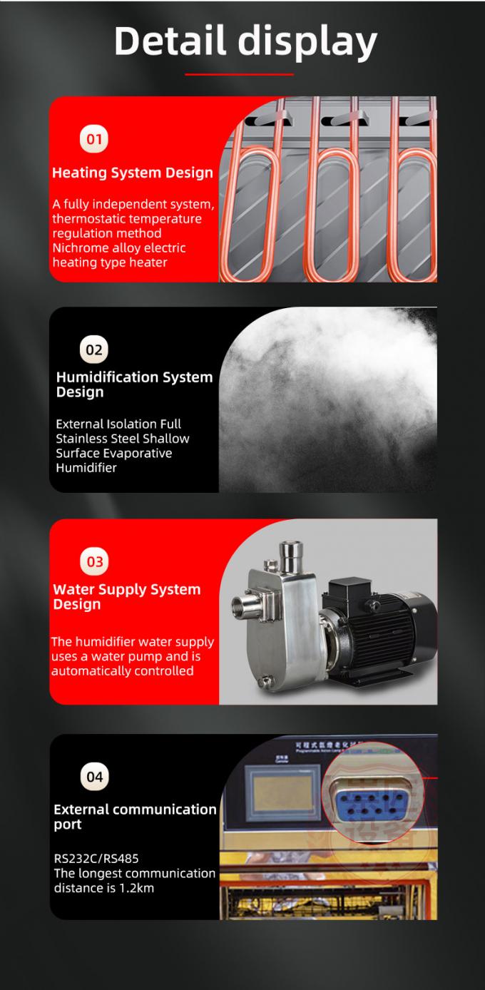 Xenon Arc Lamp Test Chamber Xenon Accelerated Weathering Testing Machine