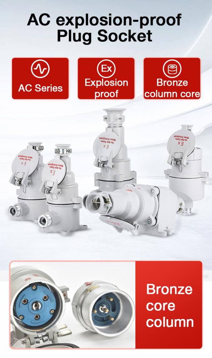 ATEX AC 32A Explosion-Proof Plug & Socket for Hazardous Areas
