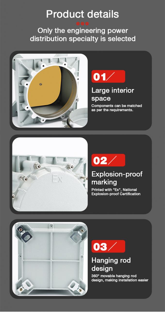 Aluminum Explosion Proof Junction Box Metal IP65 Waterproof Cable Box ...