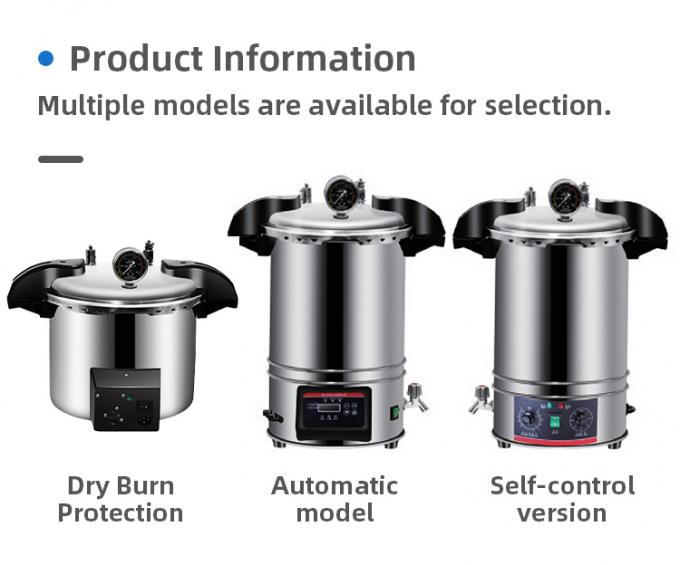Autoclave Laboratory Fully Automated Steam Back Pressure Sterilizer ...